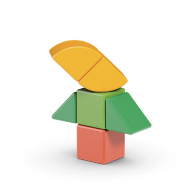 Geomag Magicube Magnetic Shapes Starter Set - 6 Pieces