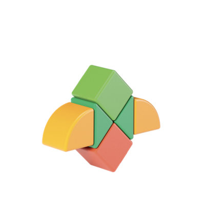 Geomag Magicube Magnetic Shapes Starter Set - 6 Pieces