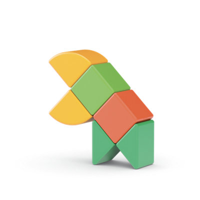 Geomag Magicube Magnetic Shapes Starter Set - 6 Pieces