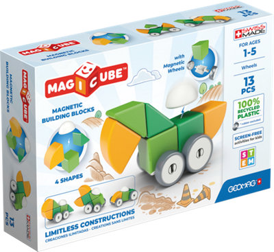 Geomag Magicube Recycled Plastic Magnetic Shapes