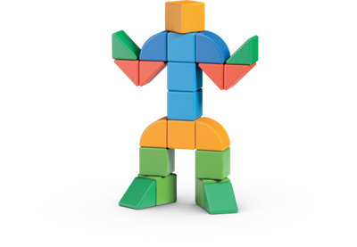 Geomag Magicube Recycled Plastic World Magnetic Shapes