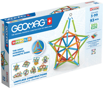 Geomag Magnetic Supercolor - 93 Pieces