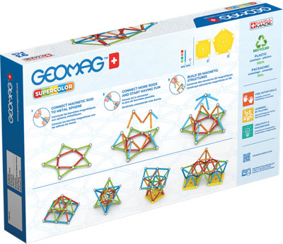 Geomag Magnetic Supercolor - 93 Pieces