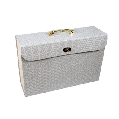 Geometric 19 Pocket Expanding Box File with Gold Handle & Toggle ...