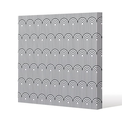 Geometric Curves (Canvas Print) / 46 x 46 x 4cm
