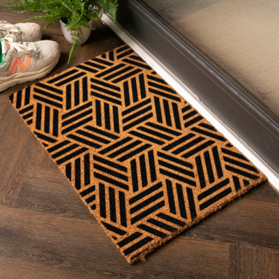 Geometric Lines Pattern Doormat