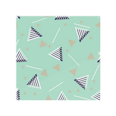 Geometric Triangle Stripes Splash Back designer style