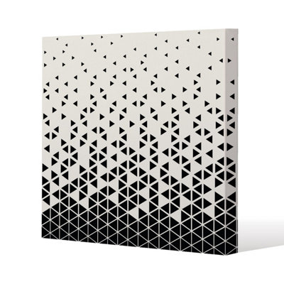 Geometric Triangles (Canvas Print) / 101 x 101 x 4cm | DIY at B&Q