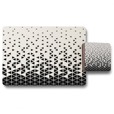 Geometric Triangles (Placemat & Coaster Set) / Default Title | DIY at B&Q