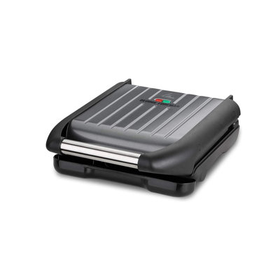 George Foreman Medium Grey Steel Grill 25041