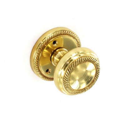 Georgian Mortice Knobs (Pair) - 65mm - Securit