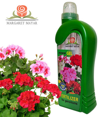 GERANIUM MARVEL, MINERAL GEL FERTILIZER - 1L - BLOSSOM BOOST AND COLOR ...