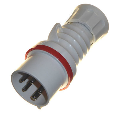 Gewiss 60009h Mobile Straight Plug 3P + N + T 16ÊA 346 415ÊV 50/60Hz IP44 | DIY at B&Q