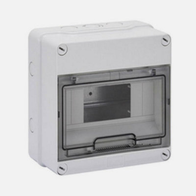 Gewiss GW40003 Insulated Enclosure IP55 8 Module | £27.50 at B&Q