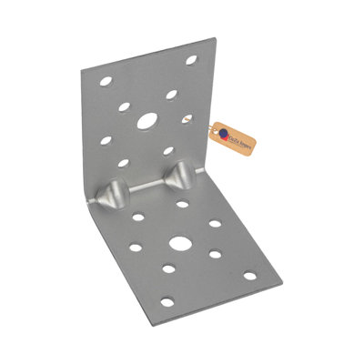 GeZu Impex Angle Fittings Reinforced 83 x 62 x 40 mm Galvanized Bracket ...