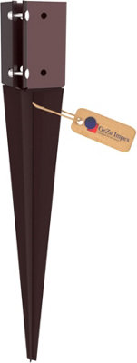 GeZu Impex Swift Clamp Drive In Post Support 100 x 100 x 750 mm Powder ...