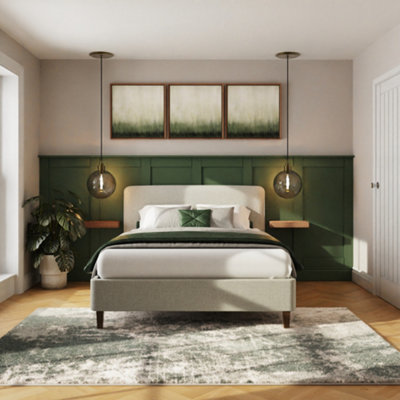 GFW Addison Bed Frame Double Grey