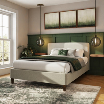 GFW Addison Bed Frame Double Grey