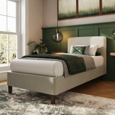 GFW Addison Bed Frame Single Grey