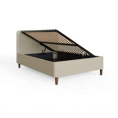 GFW Addison Ottoman Bed Frame Double Beige