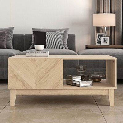 GFW Camborne Coffee Table Oslo Oak | DIY at B&Q