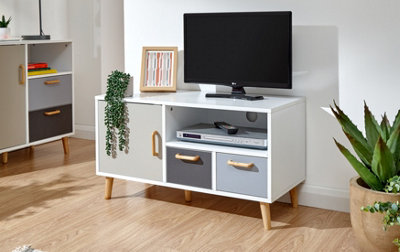 Shop GFW Delta Small TV Unit Multi-Coloured