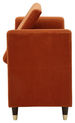 GFW Genoa Velvet Window Seat Russet