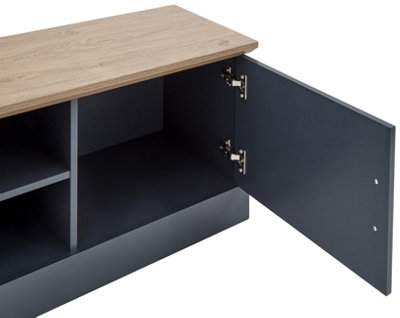 GFW Kendal Large TV Unit Slate Blue