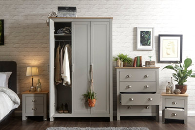 Lancaster bedroom furniture set grey store