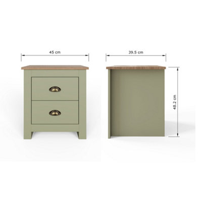 GFW Lancaster 4 piece bedroom set - Wardrobe Chest of Drawers Bedside ...