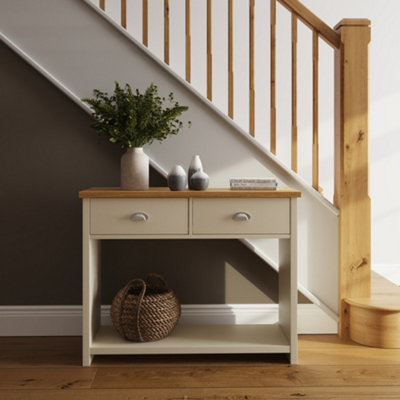 GFW Lancaster Console Hall Table Cream