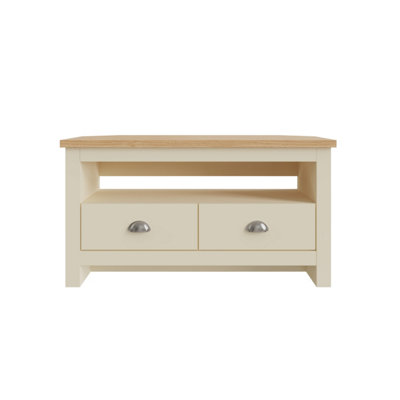 GFW Lancaster Corner TV Unit Cream