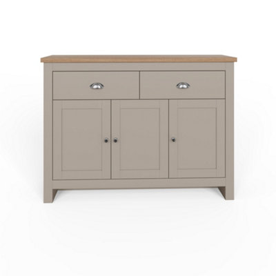 GFW Lancaster Large Sideboard Grey