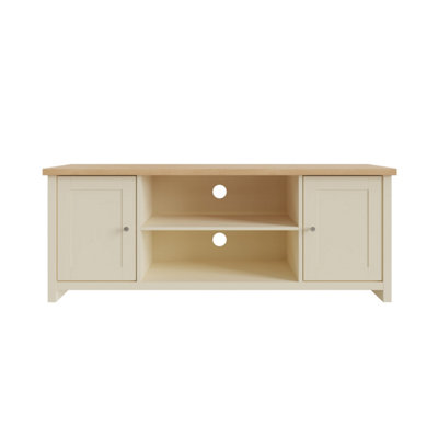 GFW Lancaster Large TV Cabinet Cream