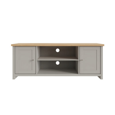 GFW Lancaster Large TV Cabinet Grey
