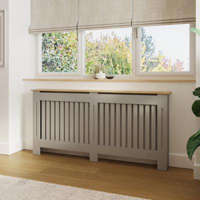 GFW Longslow Radiator Cover Extra Large Grey