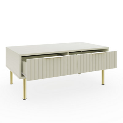 GFW Nervata Coffee Table Ivory