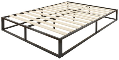 GFW Platform Bedframe 120cm Small Double Black