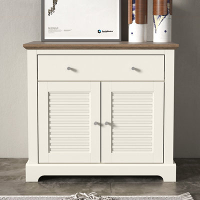 GFW Salcombe Compact Sideboard Ivory | DIY at B&Q