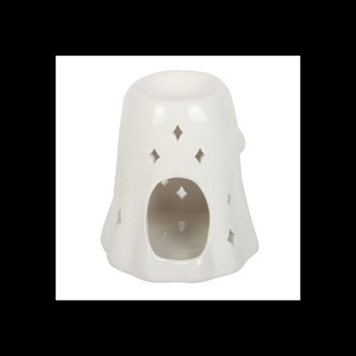 Ghost Stories Oil Burner with Reading Ghost Tiny Book