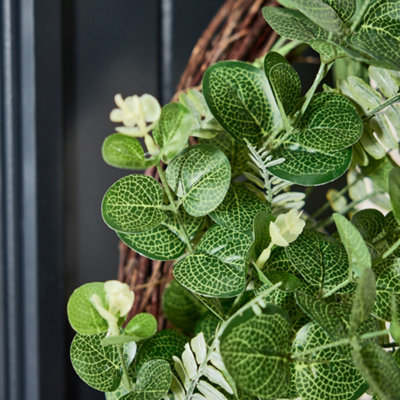 Giant Botanical Xmas Door Decoration Spring Wreath, Mothers Day Gift ...