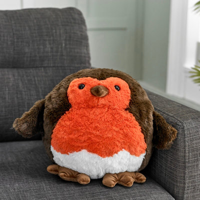 Giant Cozy Handwarmer Soft and Cuddly Robin Toy