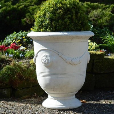 Giant Impressive Greek Style Round Pot