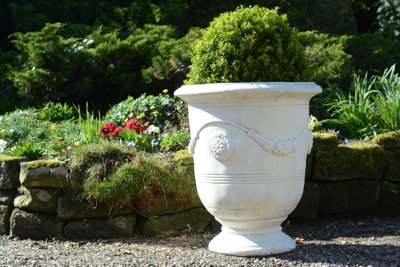 Giant Impressive Greek Style Round Pot