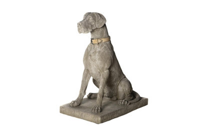 Giant Life-size Hunting Dog Great Dane Statue - classic finish