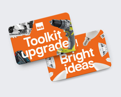 Gift cards at B&Q