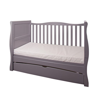 Gilbert Cot Bed Grey with Drawer