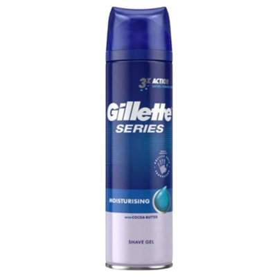 Gillette moisturising shave gel with cocoa butter 200ml x 1