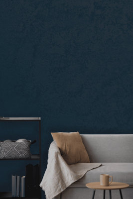 Metallic Blue Wall Paint