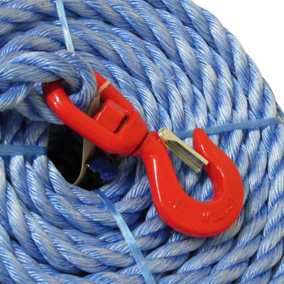 Gin Wheel Scaffold Pulley & 20M Rope 250KG (Scaffolder Lifting Block ...
